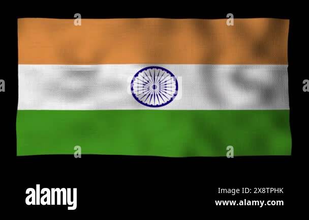 India's National Flag in a Dynamic Display: A Sign of Strength and ...