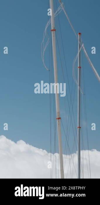 A tourist attraction a Slingshot or Catapult. high in the mountains ...