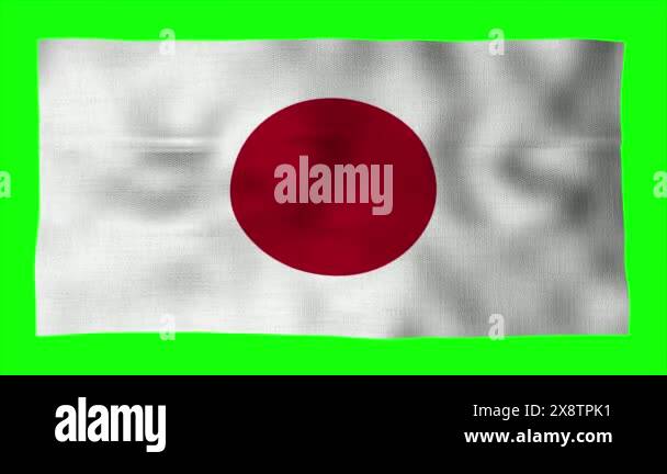 Japan's National Flag in a Dynamic Display: A Sign of Strength and ...