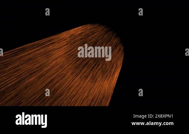 Dynamic orange light streaks form mesmerizing motion background ...