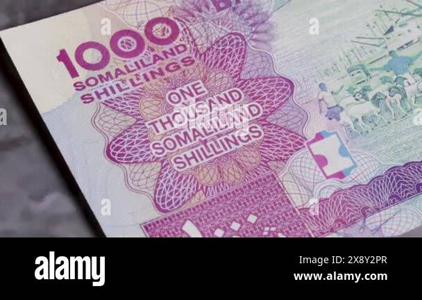 1000 Somali shillings national currency money legal tender banknote ...