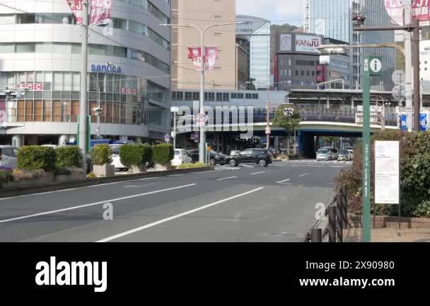January28,2024.Kobe,Japan.street view in city of Kobe at intersection ...