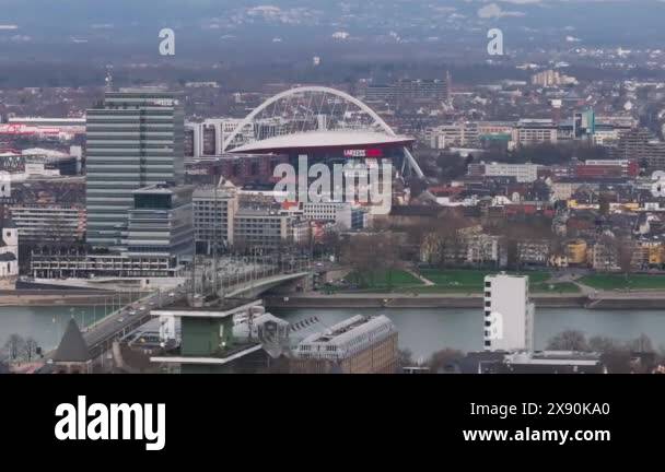 Cologne stadium view aerial Stock Videos & Footage - HD and 4K Video ...