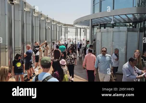 UAE, Dubai - United Arab Emirates 01 April 2024 Tourists Enjoying the ...