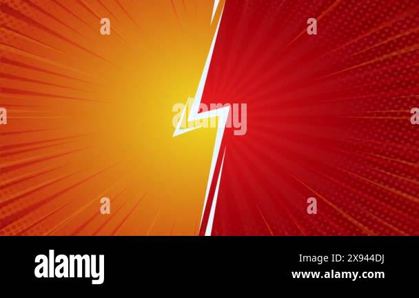 Comic background animation | expression balloon pop art style 4k video ...