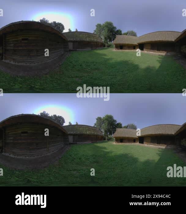 This 3 60-degree virtual tour takes you to a traditional village with ...