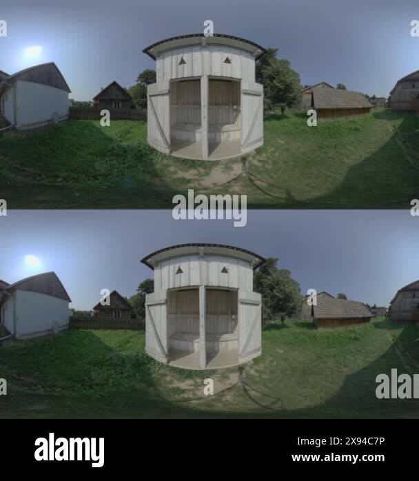 This 360-degree virtual tour takes you to a traditional village in ...