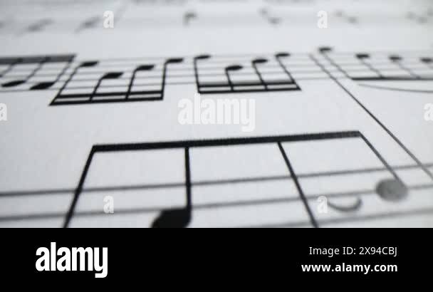 Printed sheet music Stock Videos & Footage - HD and 4K Video Clips - Alamy