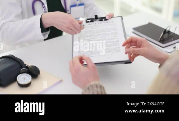 Medical refusal form Stock Videos & Footage - HD and 4K Video Clips - Alamy