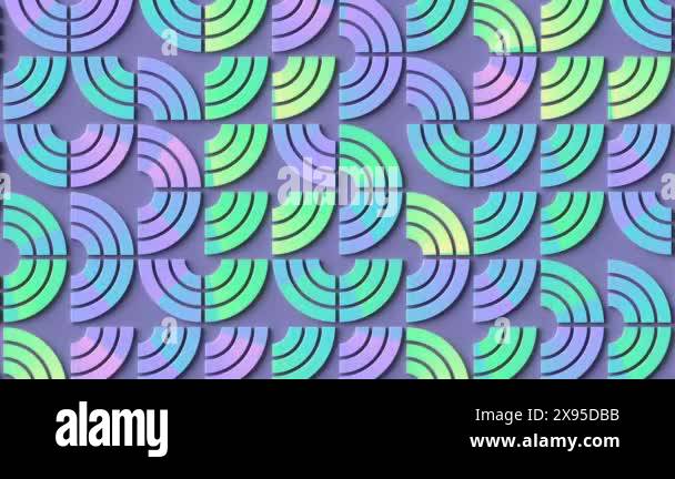 Pattern Of Interlocking Abstract Shapes Resembling Stylized Waves With