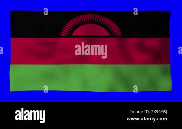 Malawi's National Flag in a Dynamic Display: A Sign of Strength and ...