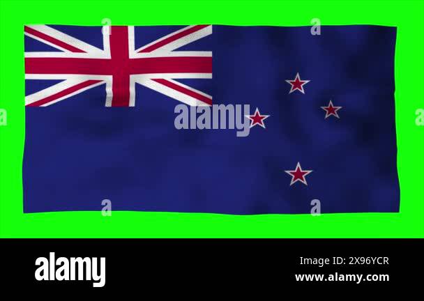 New Zealand's National Flag in a Dynamic Display: A Sign of Strength ...