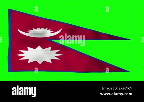 Nepal's National Flag in a Dynamic Display: A Sign of Strength and ...