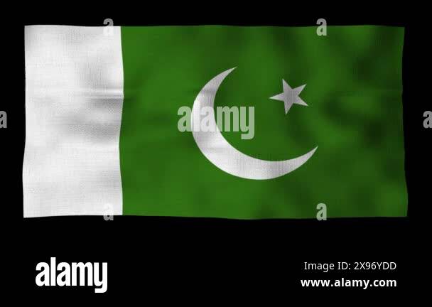 Pakistan's National Flag in a Dynamic Display: A Sign of Strength and ...