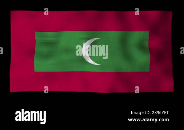 Maldives's National Flag in a Dynamic Display: A Sign of Strength and ...