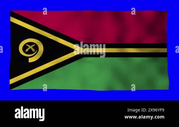 Vanuatu's National Flag in a Dynamic Display: A Sign of Strength and ...