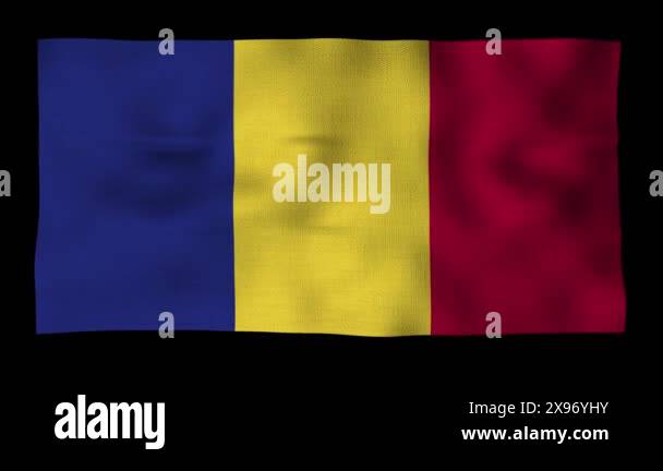 Romania's National Flag in a Dynamic Display: A Sign of Strength and ...