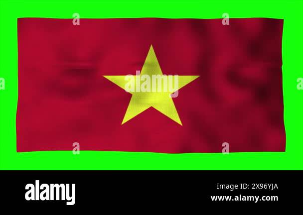 Vietnam's National Flag in a Dynamic Display: A Sign of Strength and ...