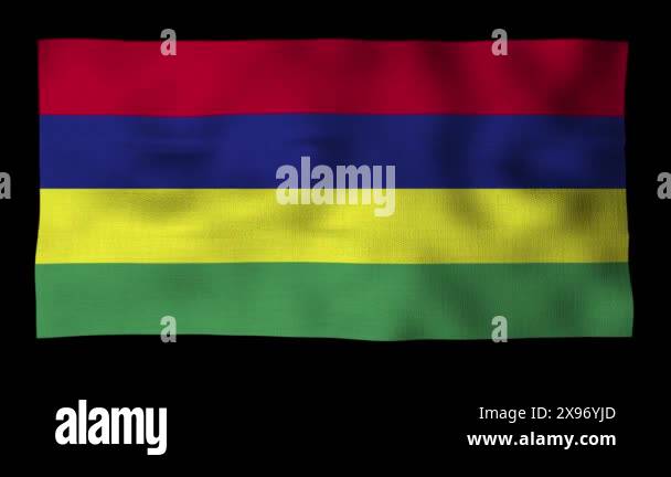 Mauritius's National Flag in a Dynamic Display: A Sign of Strength and ...