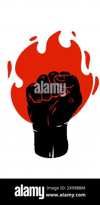 Cartoon arm fire symbol Stock Videos & Footage - HD and 4K Video Clips ...