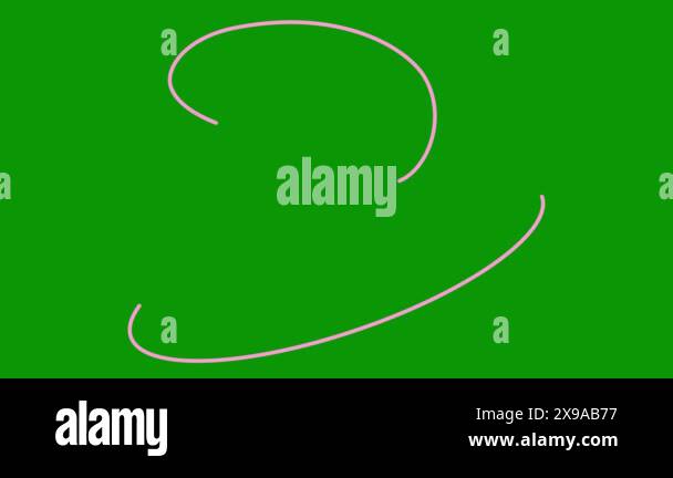 Animated pink linear bread and roll is drawn. Line symbol of bakery ...