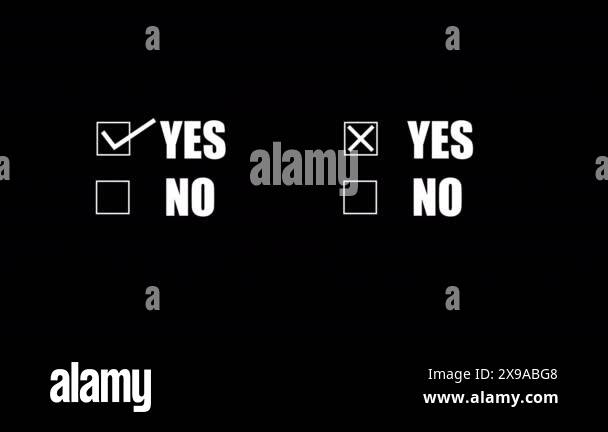 Yes no buttons Stock Videos & Footage - HD and 4K Video Clips - Alamy