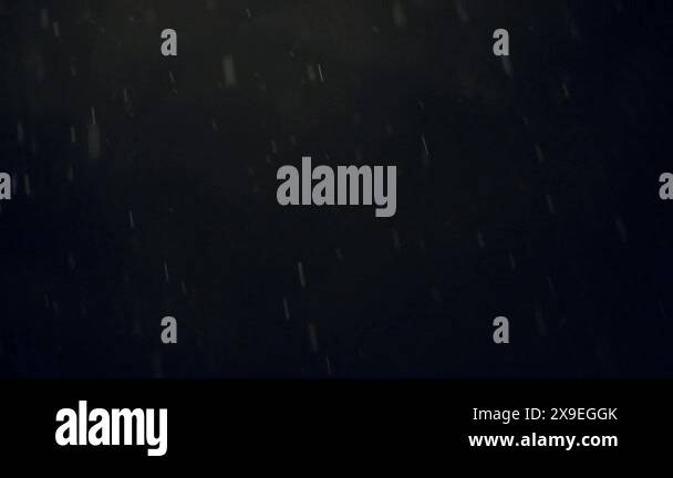 Rain Drops Falling in Rainy Night in Slow Motion Rainfall Stock Video ...