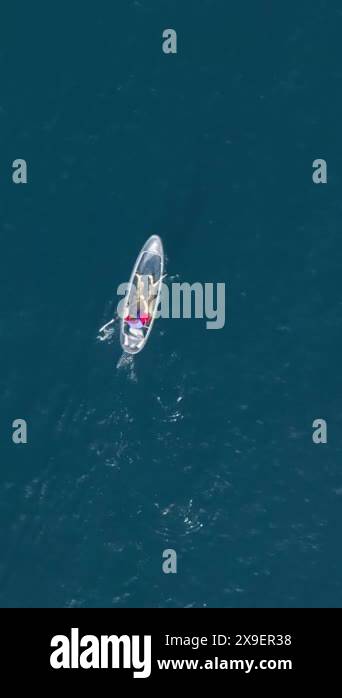 Vertical Screen: A mesmerizing vertical video shows a drone capturing a ...