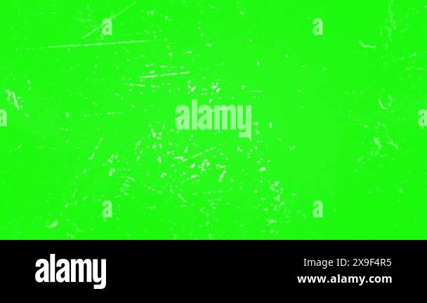 Effect Scratch. Scratches and damage on green screen. Film grain noise ...