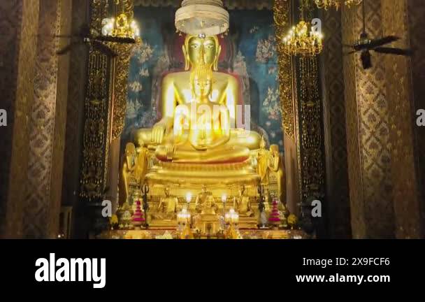 Bangkok, Thailand - April 10, 2024: Monks join in chanting prayers in ...