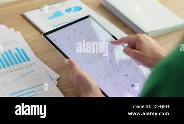 Schedule calendar time management Stock Videos & Footage - HD and 4K ...