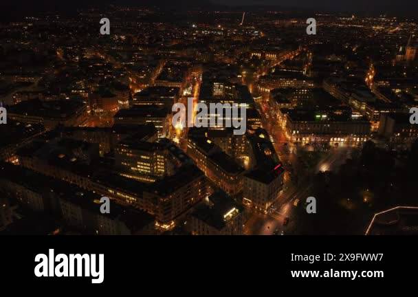 Night view cityscape geneva Stock Videos & Footage - HD and 4K Video ...
