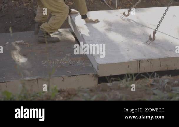 Laying concrete slab Stock Videos & Footage - HD and 4K Video Clips - Alamy