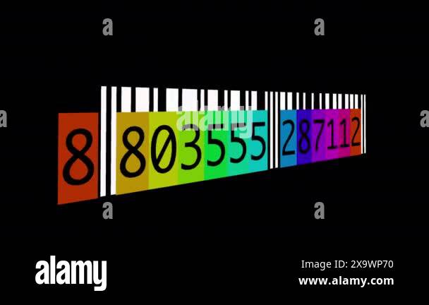 Tracking Bar Code Identification Sticker Label Barcodes Number Stock ...