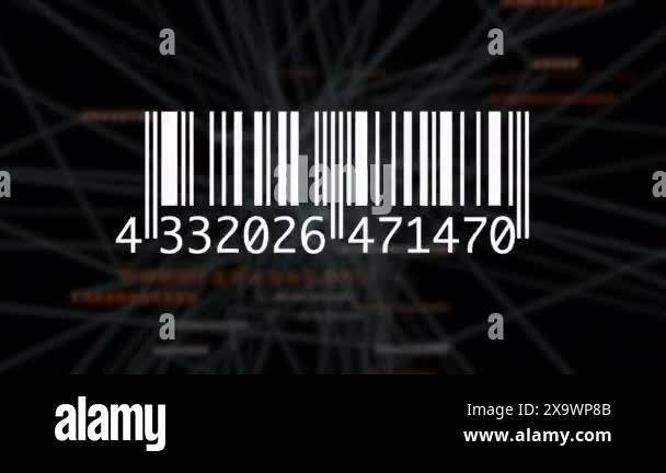 Tracking Bar Code Identification Sticker Label Barcodes Number Stock ...