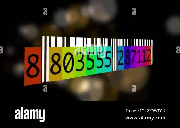 Tracking Bar Code Identification Sticker Label Barcodes Number Stock ...