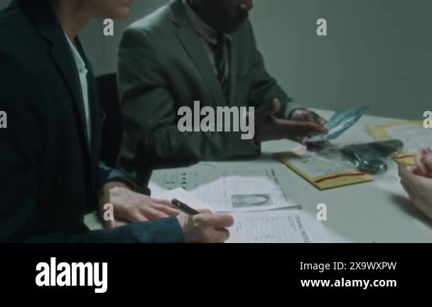 Medium of African American male and Caucasian female federal law ...