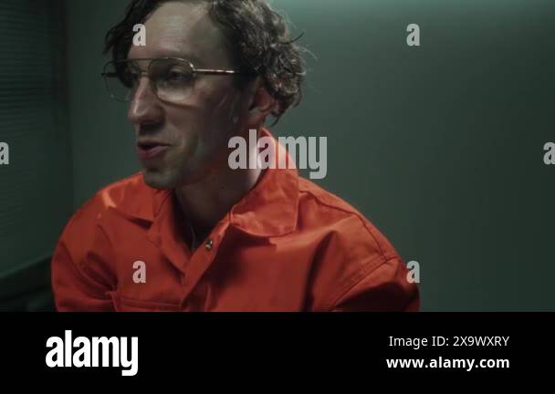 Close-up shot of hands of furious African American male police officer ...