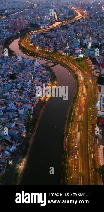 Night aerial view asia city Stock Videos & Footage - HD and 4K Video ...