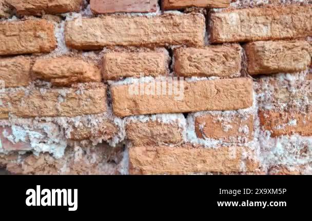 Ancient traditional brick kiln make air pollution by release gas CO2 ...