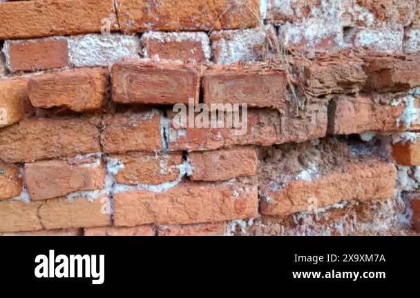 Ancient traditional brick kiln make air pollution by release gas CO2 ...