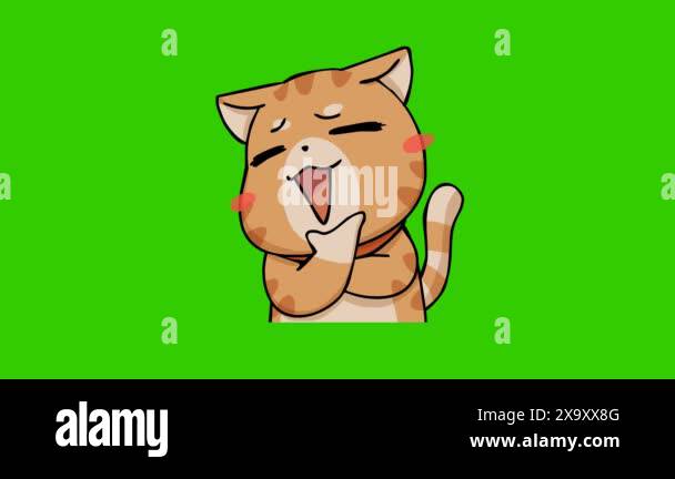 Happy cartoon cat thinking Stock Videos & Footage - HD and 4K Video ...