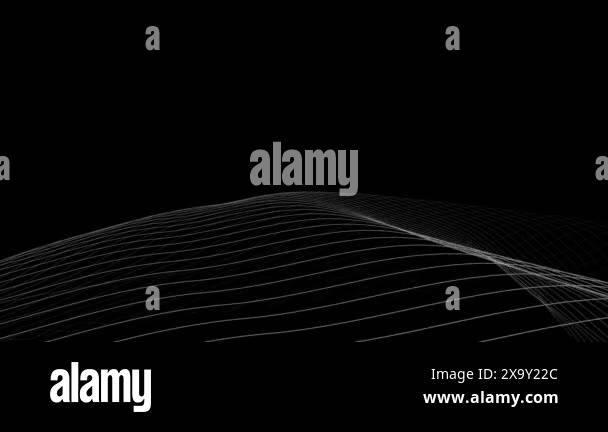 Dynamic wave line animation moving smoothly and rhythmically, creating ... Dynamic wave line animation moving smoothly and rhythmically, creating ...