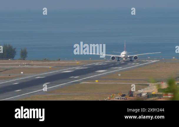 Airplane on runway against background Stock Videos & Footage - HD and ...