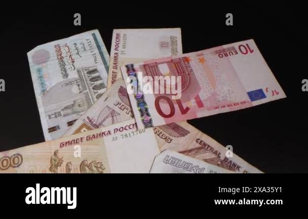 Heap of cash American dollars, inflation concept. Close-up of new ...