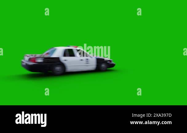 Police Car top quality green screen backgrounds 4k, Easy editable green ...