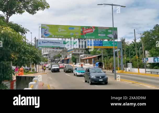 Busy road street highway motorway freeway driving cars traffic jam and ...