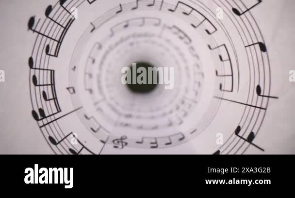 Musical notes and learning musical literacy. Symphony of visual and ...