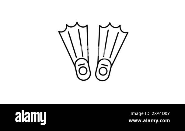Flippers vector Stock Videos & Footage - HD and 4K Video Clips - Alamy