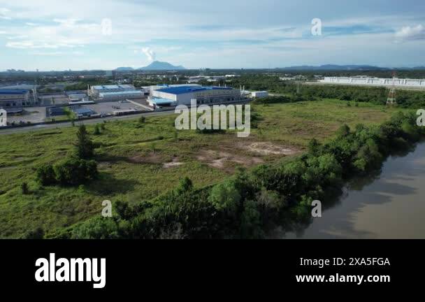Kuching, Malaysia - April 9 2024: The Lotte Energy Materials Plant ...